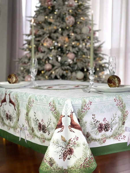 ATMOSPHERE HOME Скатерть Хлопок 145x200см купить на OZON по низкой цене ...