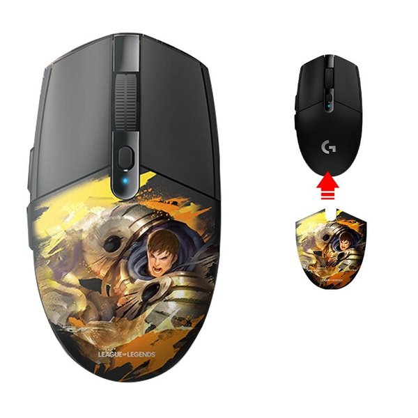 Игровая мышь беспроводная Logitech G D/G304 LOL/A Logitech G G304 LOL,yellow GAREN,Wireless ...