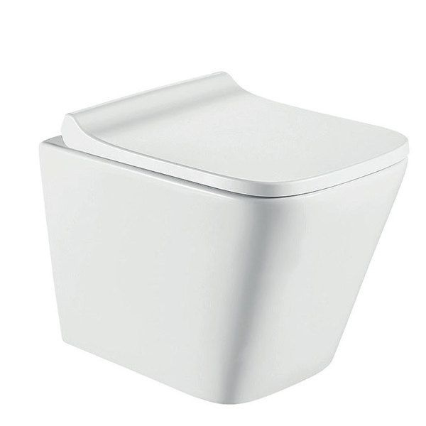 Подвесной унитаз Fubini, направление выпуска: Горизонтальное (в стену ...