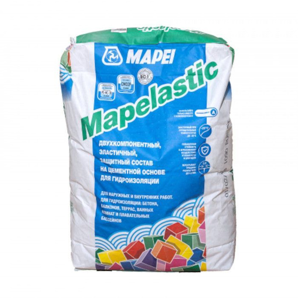Mapei Mapelastic/Мапей Мапеластик,Компонент А, 24 кг,состав для ...