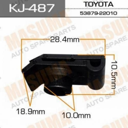 Клипса пластм. крепежная kj- 487 (50) Masuma KJ-487 - Masuma арт. KJ487 ...
