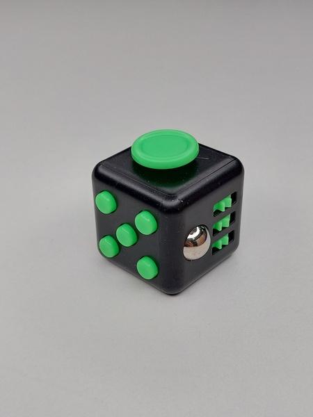 Антистресс Fidget Cube черный с зеленым - купить с доставкой по выгодным ценам в интернет ...