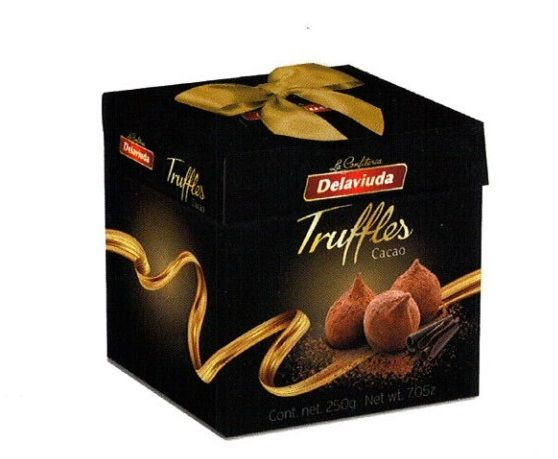 Конфеты Delaviuda шоколадные трюфели с какао, 250г - купить с доставкой ...