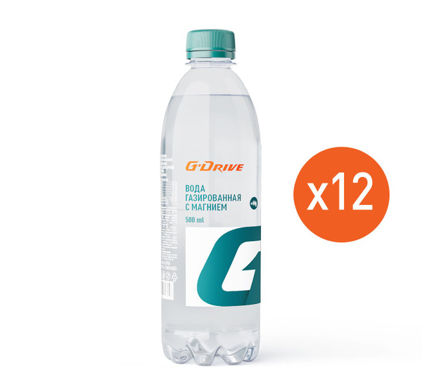 Вода питьевая с магнием G-Drive газ. 0,5х12 - купить с доставкой по ...