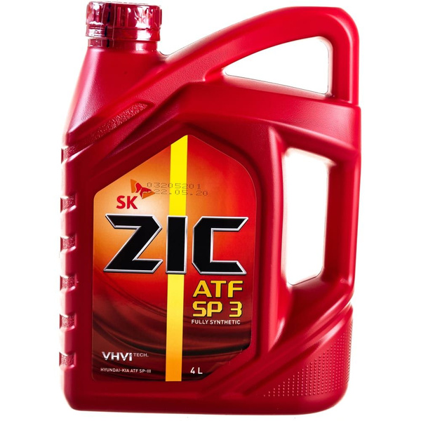 Масло синтетическое (ATF SP 3 4 л Hyundai-Kia Mitsubish) для автоматических трансмиссий ZIC ...