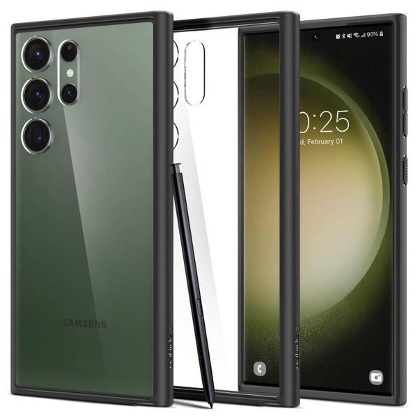 Чехол для Galaxy S23 Ultra Spigen (ACS05618) Ultra Hybrid Matte Black ...