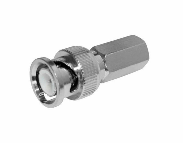 BNC-U59P, Разъем BNC, штекер, RG-59, вкручивающийся / 2 штуки - купить с доставкой по выгодным ...