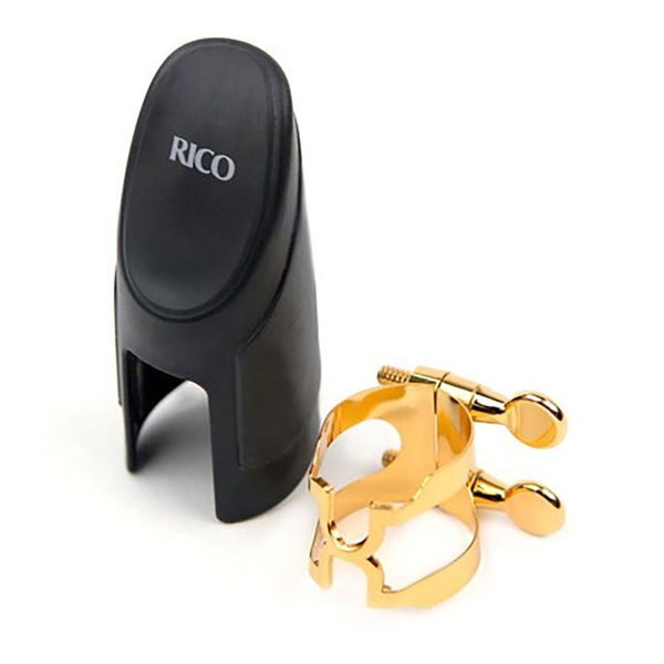 Лигатура для кларнета Rico H-Ligature Bb металлическая с колпачком ...