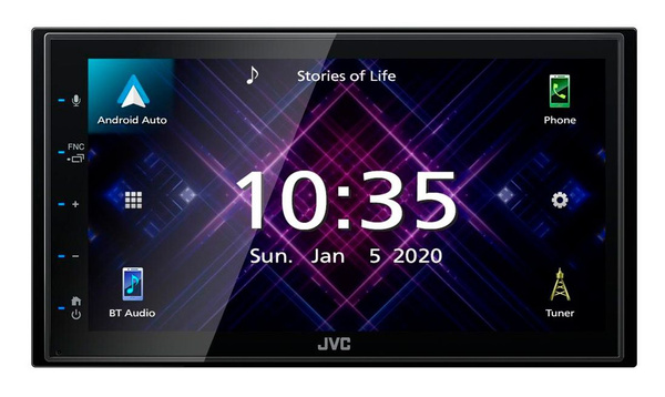 JVC Автомагнитола, 2 DIN купить на OZON по низкой цене (1716984644)