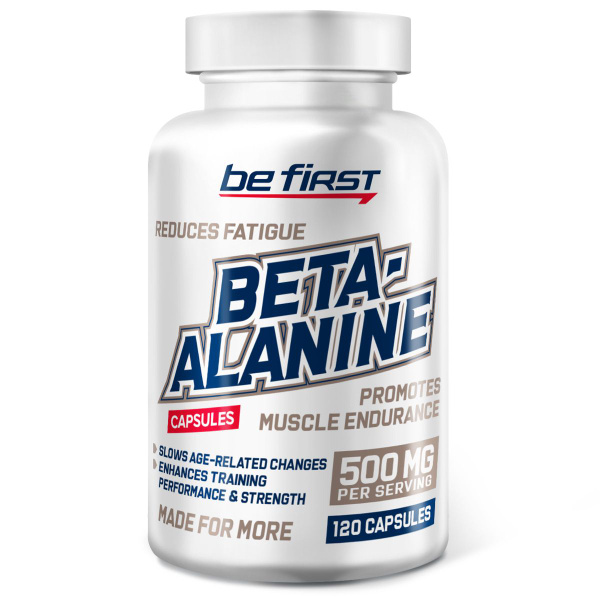 Бета аланин для женщин и мужчин Be First Beta Alanine, 120 капсул ...
