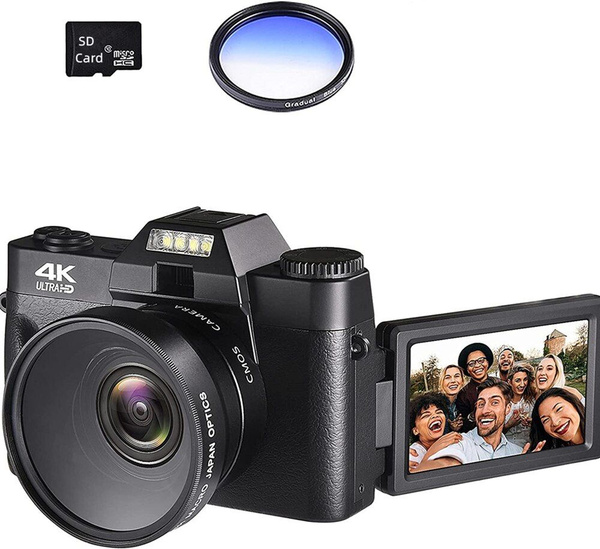 Компактный фотоаппарат 4K, коричневый - купить по выгодным ценам в ...