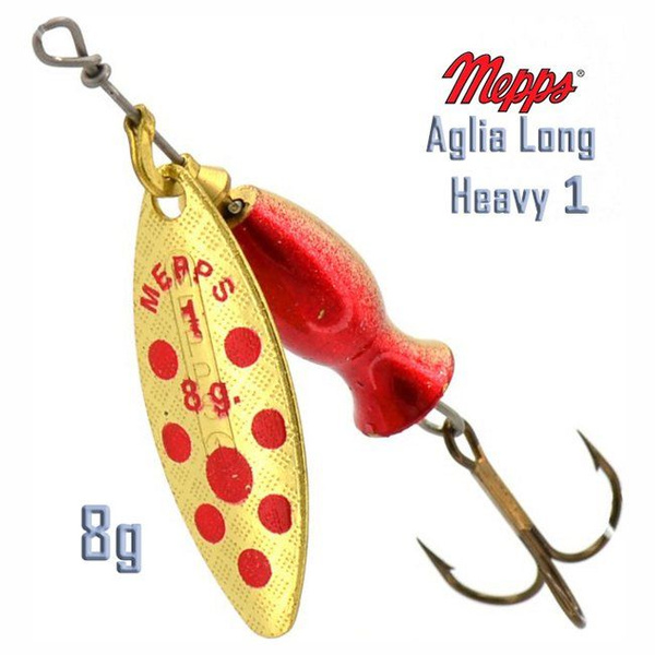 Вращающаяся Блесна MEPPS Mepps Aglia Long Heavy 1 G/Red - купить по ...