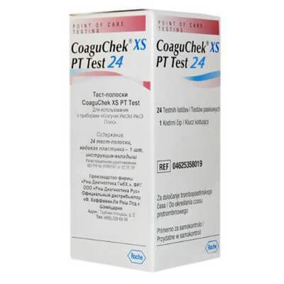 Тест полоски Coaguchek XS Test 24 шт - купить с доставкой по выгодным ...