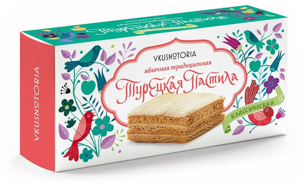 Пастила Vkusnotoria Турецкая Классическая, 100 г, 5 шт - купить с ...