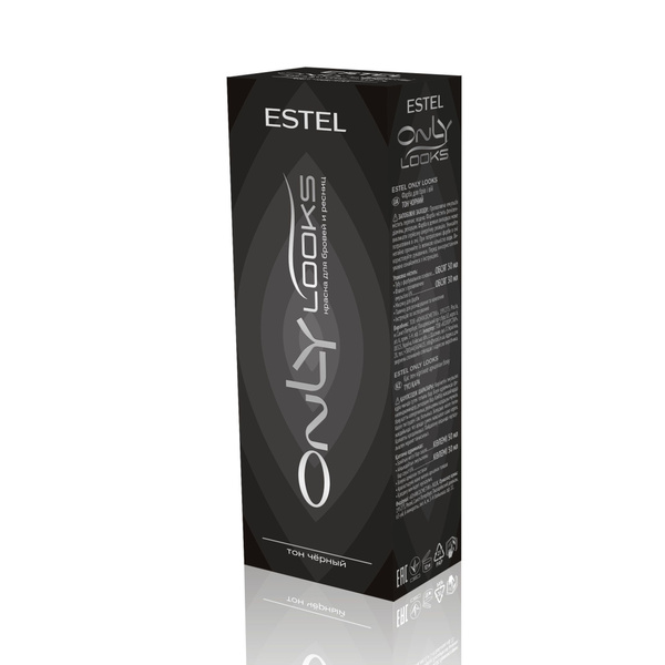 Краска для бровей и ресниц ESTEL Only Looks 601 Черный - купить с доставкой по выгодным ценам в ...