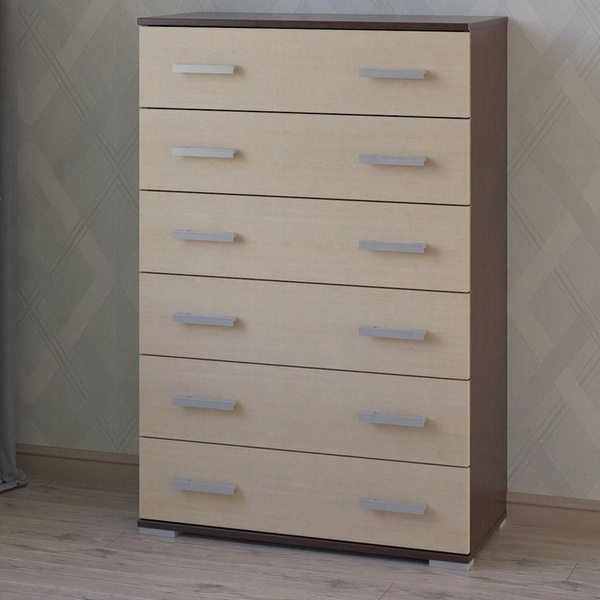 Комод Зеленоградская мебельная фабрика Комод 87_венге + молочный дуб ...