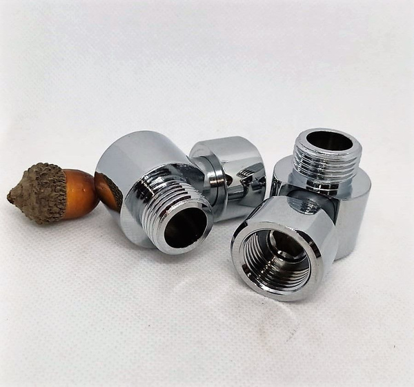 Угловое соединение для полотенцесушителя с накидной гайкой 1/2"Fх1/2"M ...