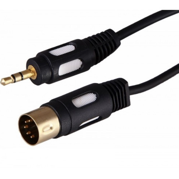 Кабель 3.5 мм DAYTON DIN 5 PIN (ШТ) - Jack 3,5mm (ШТ) 1,5 метра ...