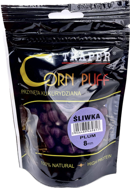 Насадка воздушная кукуруза Traper Corn Puff 8мм слива (plum) 20гр ...