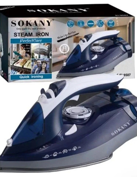 Утюг SOKANY Беспроводной дорожный EI-9507 с подачей пара 2400W ...