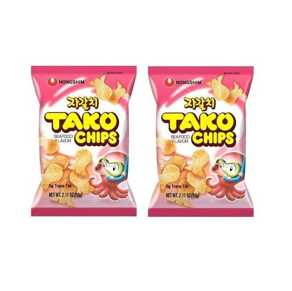 Чипсы Nongshim (Нонгшим), Осьминог, 60г x 2 шт - купить с доставкой по ...