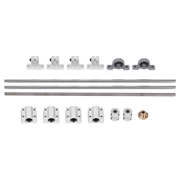 15Pcs 400Mm Оптическая ось Направляющий корпус подшипника Линейный ...