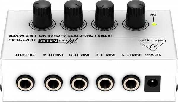 BEHRINGER MX400 компактный 4-канальный микшер линейных сигналов ...