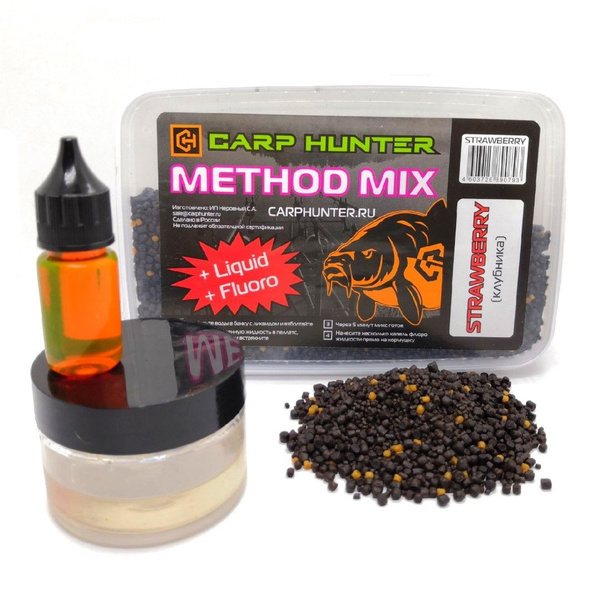 Прикормочная смесь пеллетсов Method mix Pellets + Fluoro + Liquid ...