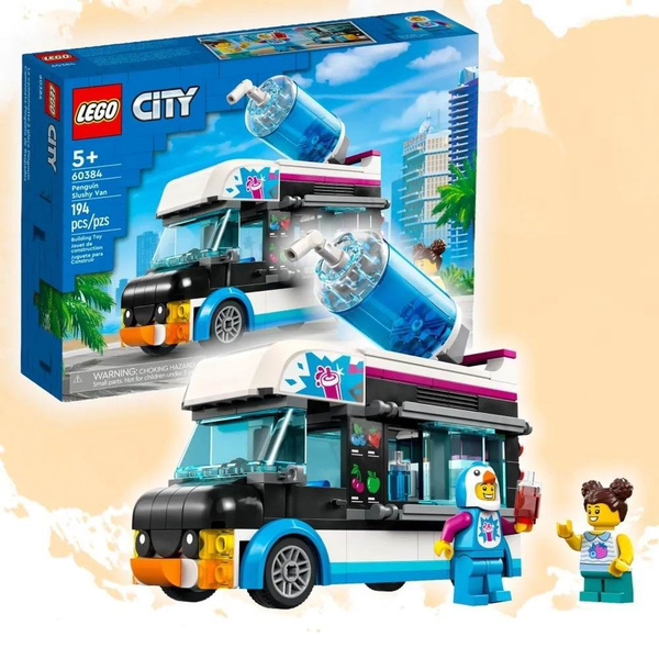 Конструктор LEGO City Фургон для шейков Пингвин 60384 - купить с ...