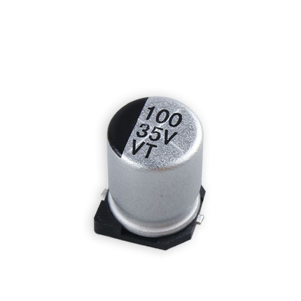 SMD aлюминиевый электролитический конденсатор 35 В 100 мкФ / 100uF 35V ...