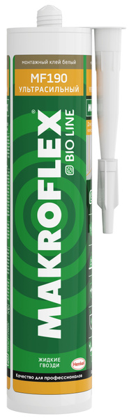 Монтажный клей Makroflex Макрофлекс_MF190 Ультрасильный 400г 0.4 кг ...