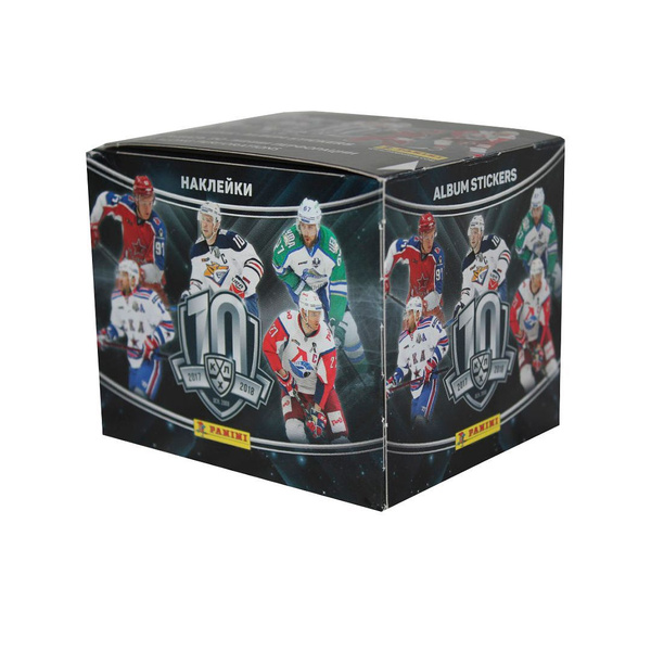 Panini / Бокс наклеек Panini Хоккей КХЛ сезон 2017-2018 / 50 пакетиков ...