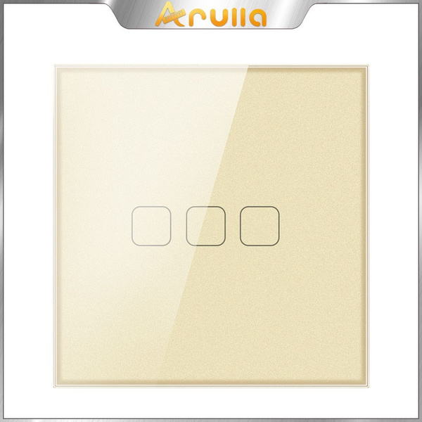 Умный выключатель освещения Wi-Fi, Single Fire/Zero Fire Универсальная ...