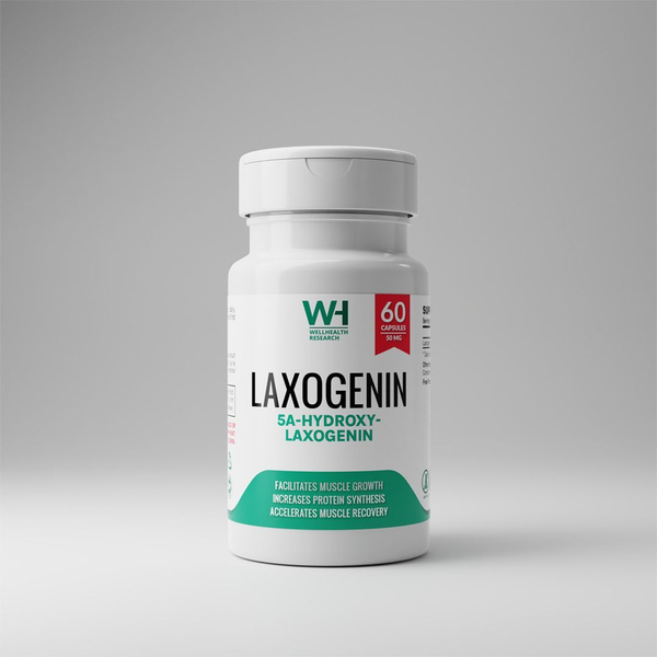Laxogenin Лаксогенин 50mg порция-2 капсулы 60 капсул Well-Health ...