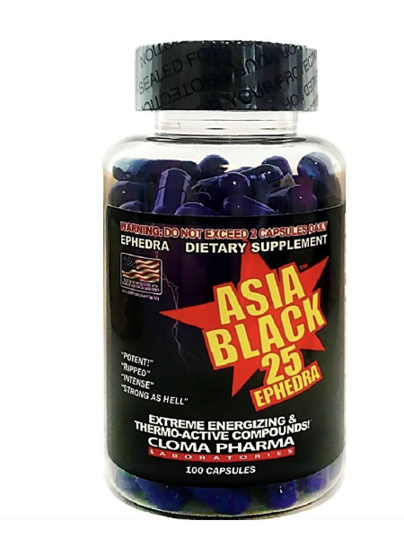 Asia black спортивный жиросжигатель 100 капсул - купить с доставкой по ...
