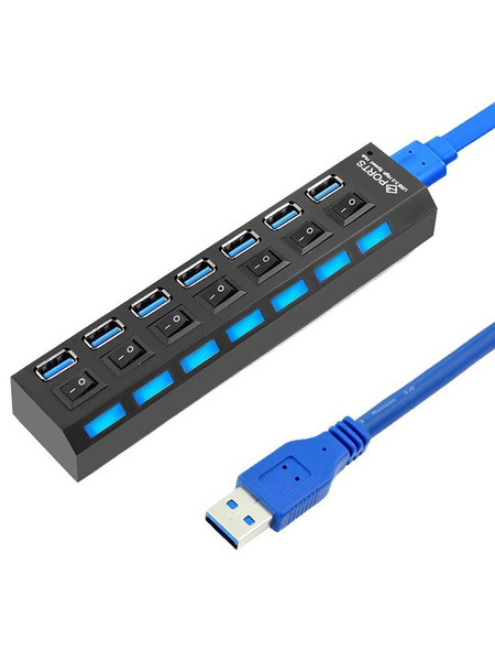 Usb hub / юсб хаб / разветвитель / концентратор/ 7 порта с ...