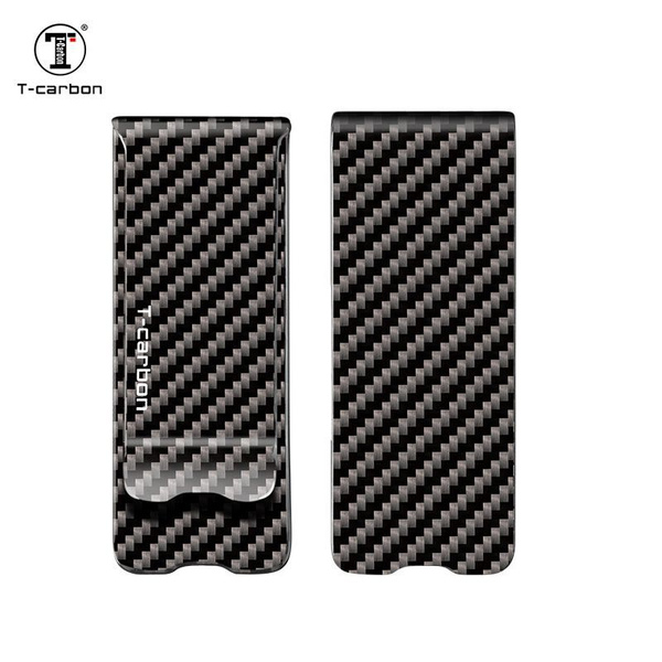 Зажим для купюр T-Carbon мужской настоящий карбон / Зажим для денег ...