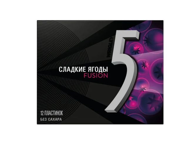 Wrigley s 5 Жевательная резинка Сладкие ягоды,31,2 г - купить с ...