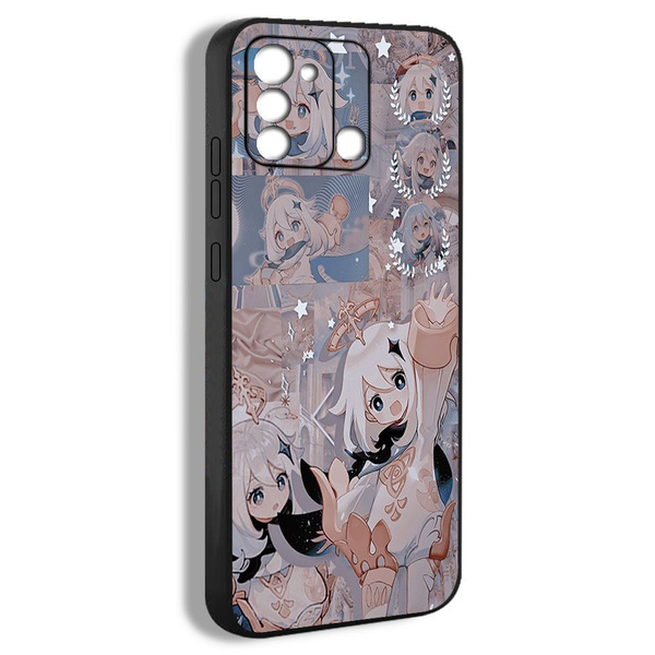 чехол для смартфона Подходит для Tecno Spark 8c Genshin Impact Паймон