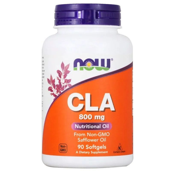 NOW Конъюгированная линолевая кислота (CLA 800mg 90 SGELS) - купить с доставкой по выгодным ...