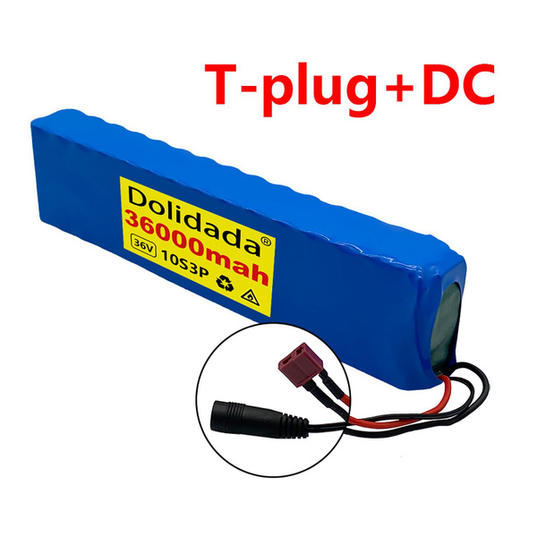 Dolidada 36V 36Ah 18650 Заряжаемый литиевый аккумулятор 10S3P 600W ...