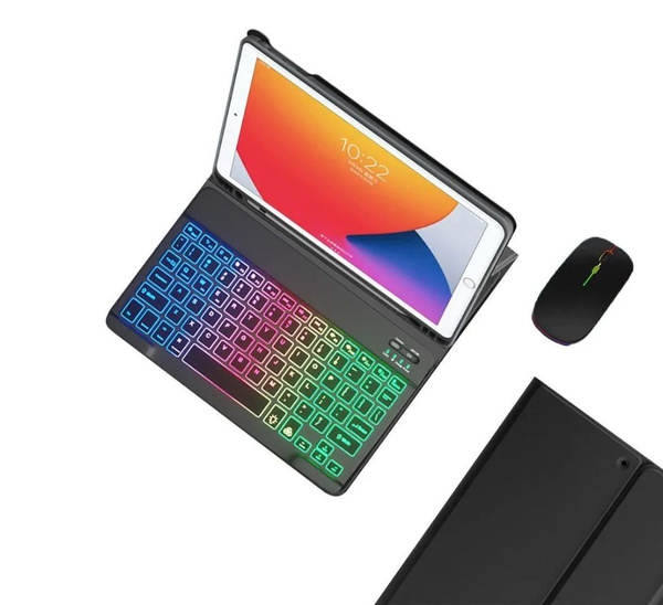 Чехол с клавиатурой для iPad Air 5 2022/iPad Air 4 2020 с Клавиатура с ...