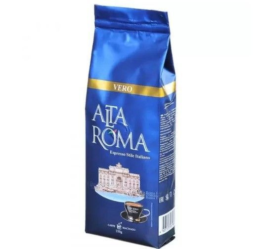 Alta Roma, Кофе молотый Vero, 250 грамм - купить с доставкой по ...