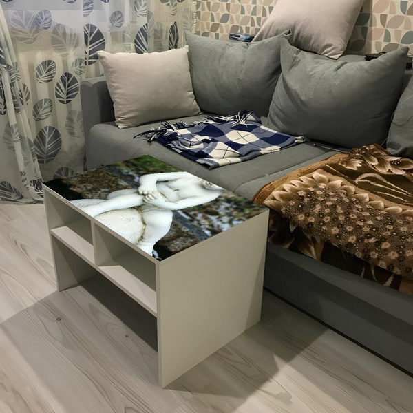 Журнальный стол LotsPrints ангел, скульптура, фигура - 42-TAB65x45 ...