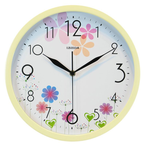 Пасторальные бесшумные часы настенные модные часы настенные для спальни купить по низкой цене