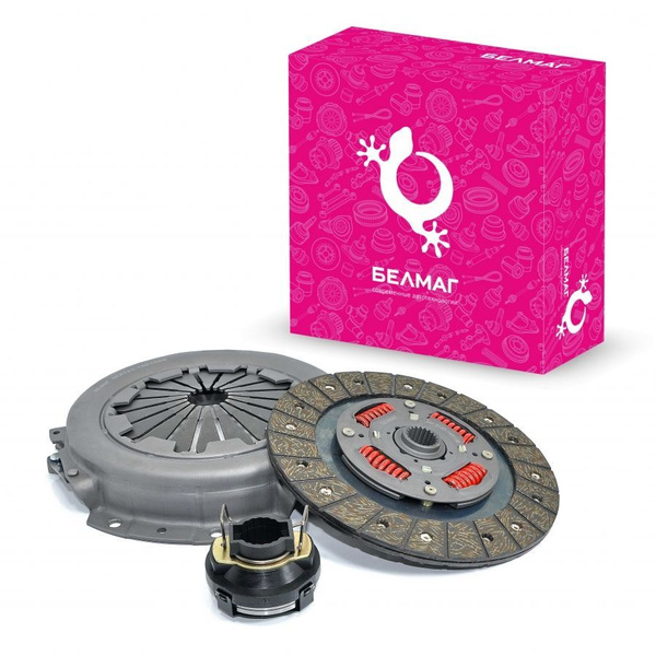 Комплект сцепления с подшипником (усиленный) BELMAG BM.0293 (215x20 ...