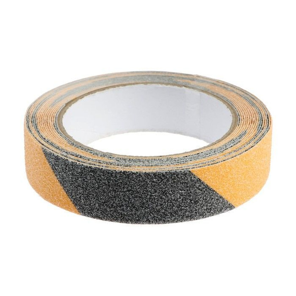 Противоскользящая лента Nimtom Antislip tape_желто-черный 25 мм 5 м, 1 шт - купить с доставкой ...