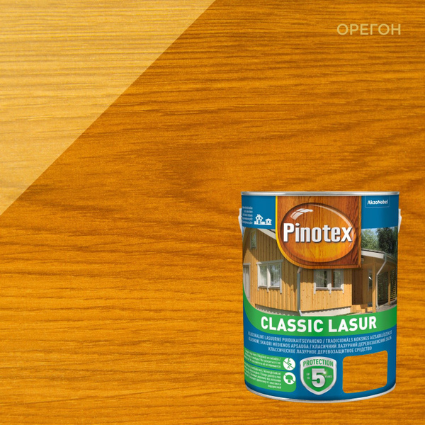 Пропитка деревозащитная Pinotex Classic Lasur (3л) орегон - купить по ...