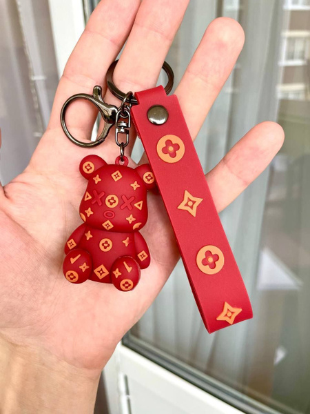 Брелок игрушка для ключей Медвежонок, Медведь Крестики/Louis Vuitton ...