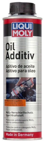 Антифрикционная присадка Liqui Moly с дисульфидом молибдена в моторное ...